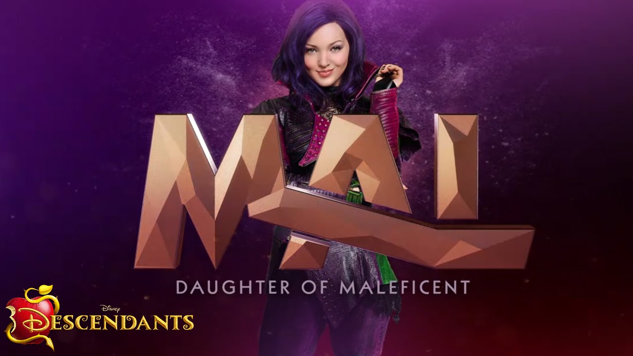 Speed Art: Mal | Descenders| Disney Descendants - YouTube