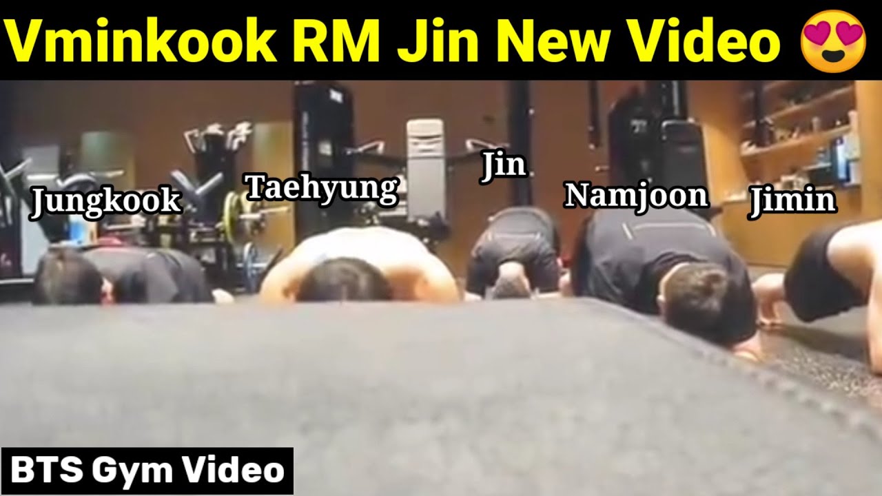 BTS V JK Jimin Namjoon Jin Unseen New Video 😍 | BTS In Gym - YouTube