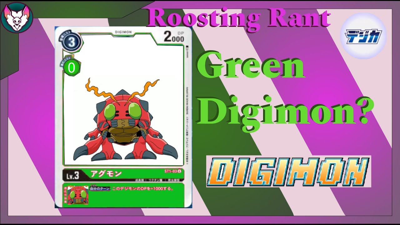 Digimon TCG 2020 Green Digimon? - YouTube