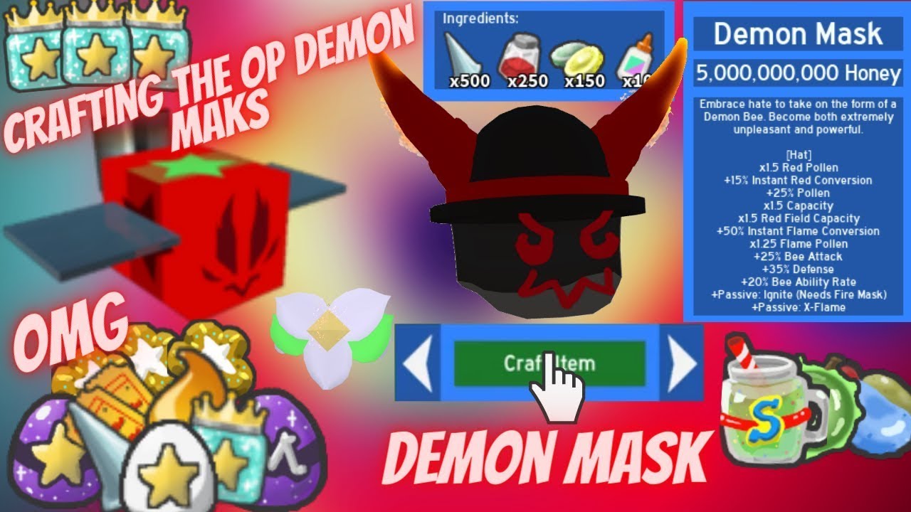 Getting demon mask!! - YouTube