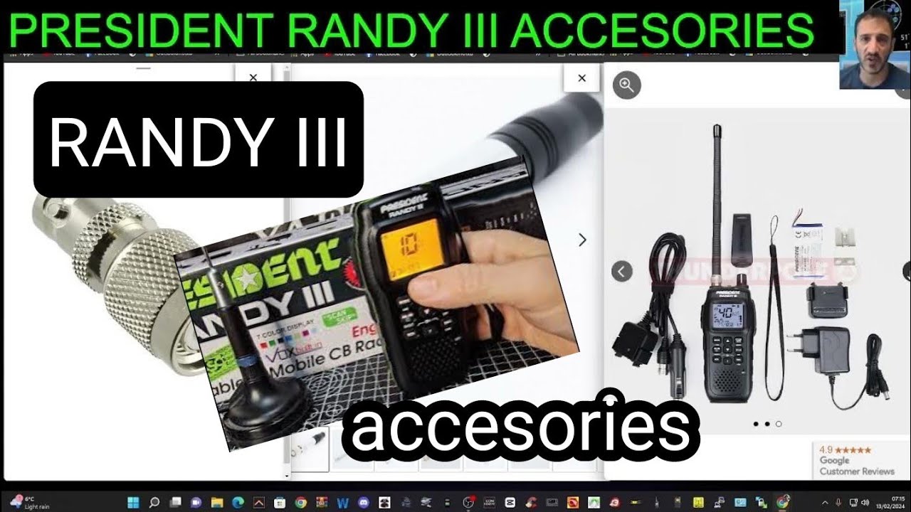 PRESIDENT RANDY III CB- ACCESORIES - YouTube