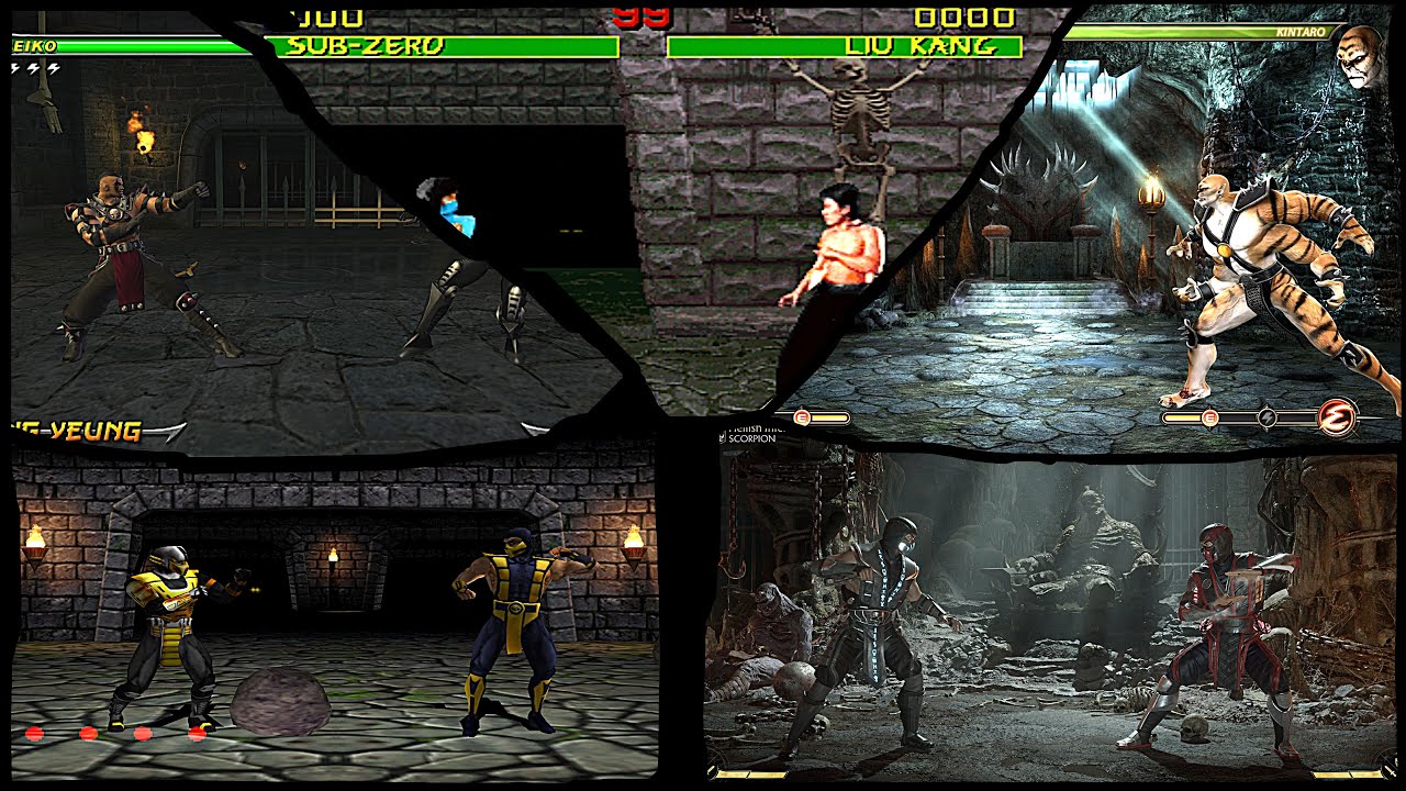 MORTAL KOMBAT ALL [GORO LAIR STAGES EVER] 4K/60 FPS - YouTube