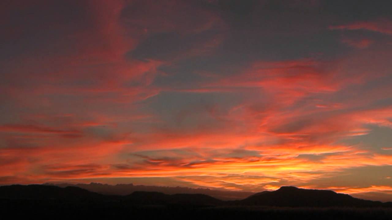 Cirrus Clouds Sunset