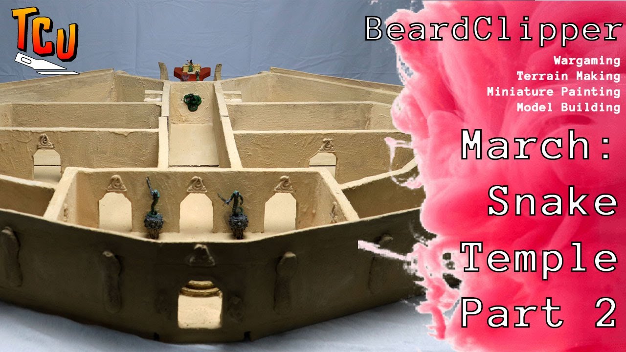 Part two of the EPIC Snake Temple build - 28mm playable 4' x 4' multi ...