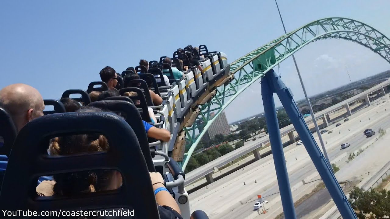 Shock Wave Back Row (HD POV) Six Flags Over Texas - YouTube