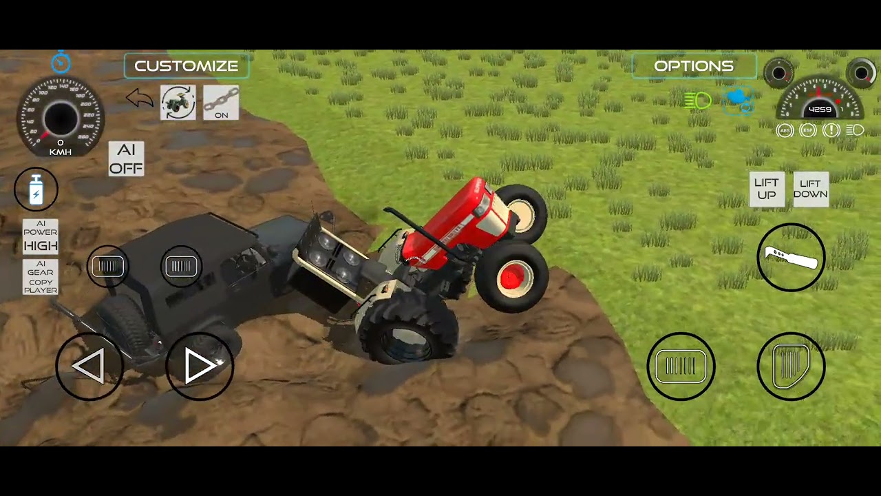 G bagen touching with tractor - YouTube