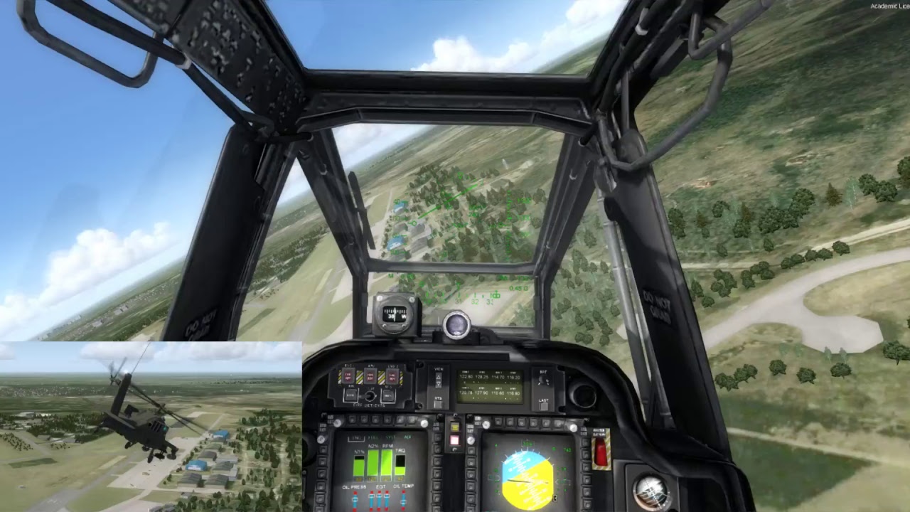 |P3D| Sniping Apache at former Soesterberg Air Base #AH64D #P3D - YouTube