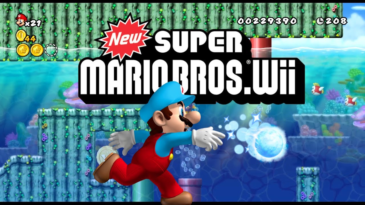A Fun Water Level?! New Super Mario Bros Wii Part 2 - YouTube