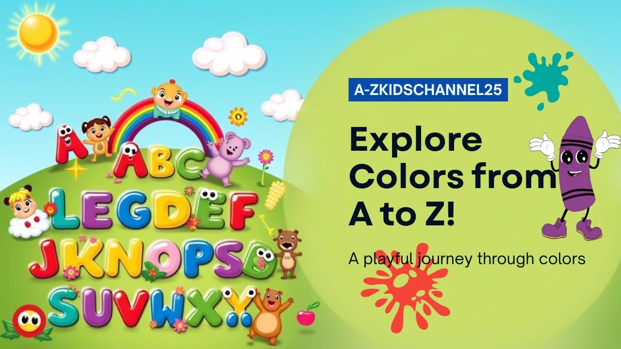 A-Z Colors for Kids - YouTube