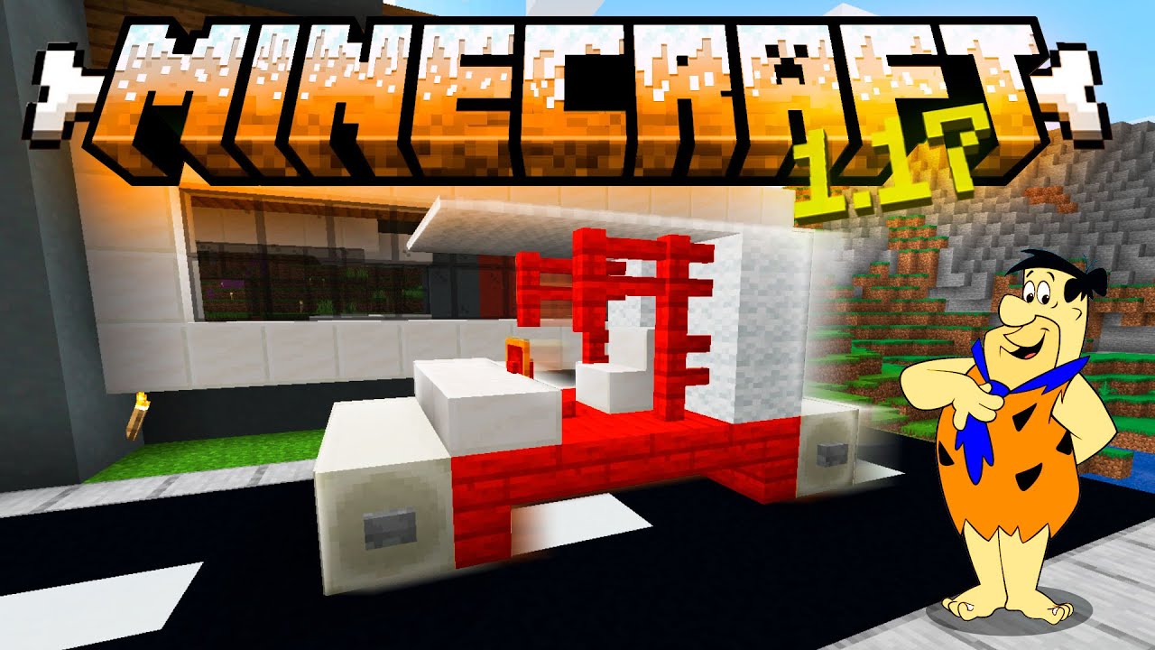 Como fazer o carro dos Flintstones "Os Flintstones" - MINECRAFT 1.17 ...