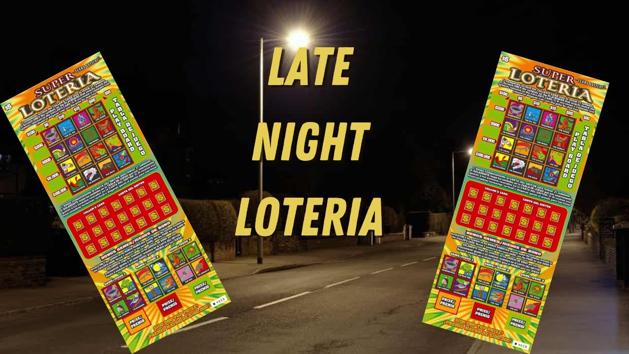 LATE NIGHT LOTERIA WITH SUPER TICKETS. SCRATCH OFF LOTTERY - YouTube