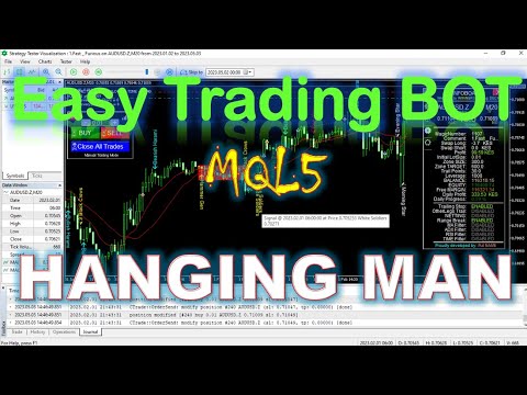 How to code HANGING MAN PATTERN in MQL5. Forex BOT - PART 24 - The only Video you will ever need ...