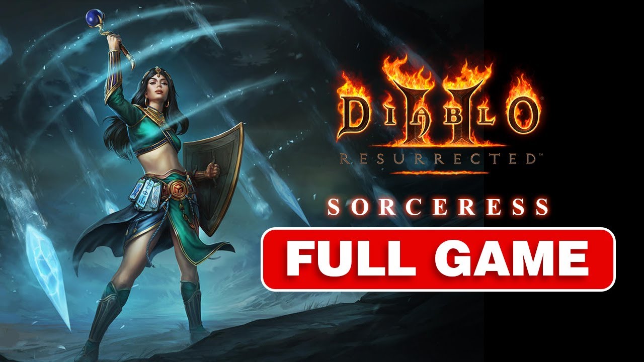 Diablo 2 Resurrected - Sorceress Walkthrough - FULL GAME (Normal ...