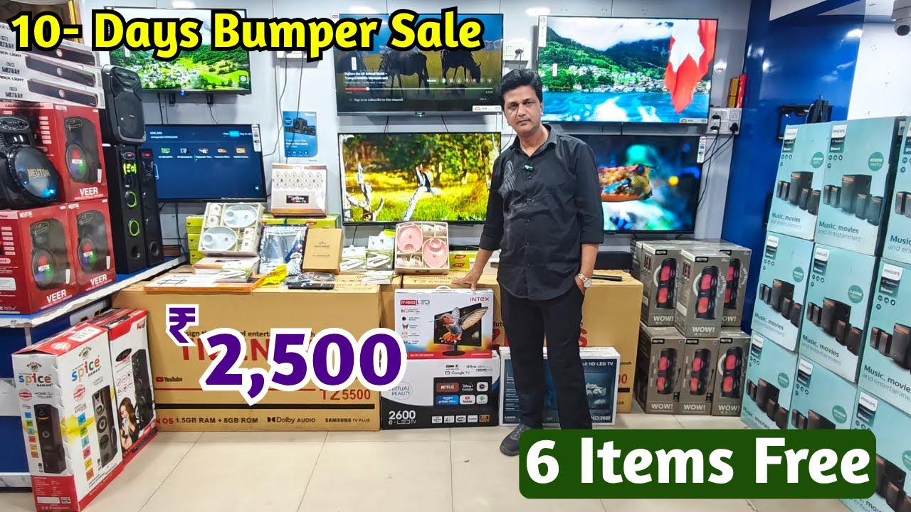 10- Days Bumper Sale Branded Smart + Andriod LED TV With 6 Items FREE ...