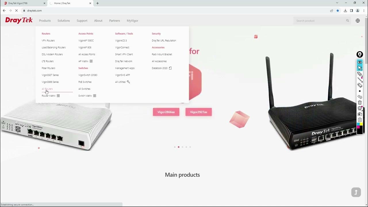 How to Configure Multiple VLANS in DrayTek Vigor2766ac | DrayTek Technical Lab - YouTube