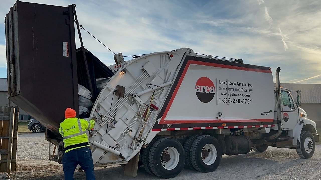 Area Disposal Sterling McNeilus Rear Loader Garbage Truck -Massive ...