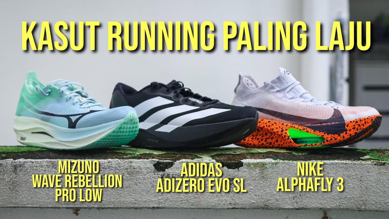 KASUT RUNNING PALING LAJU - YouTube