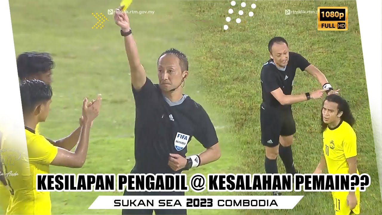 2 Kad Merah, 4 Kad Kuning Salah Siapa? | Malaysia U22 1-2 Vietnam U22 ...
