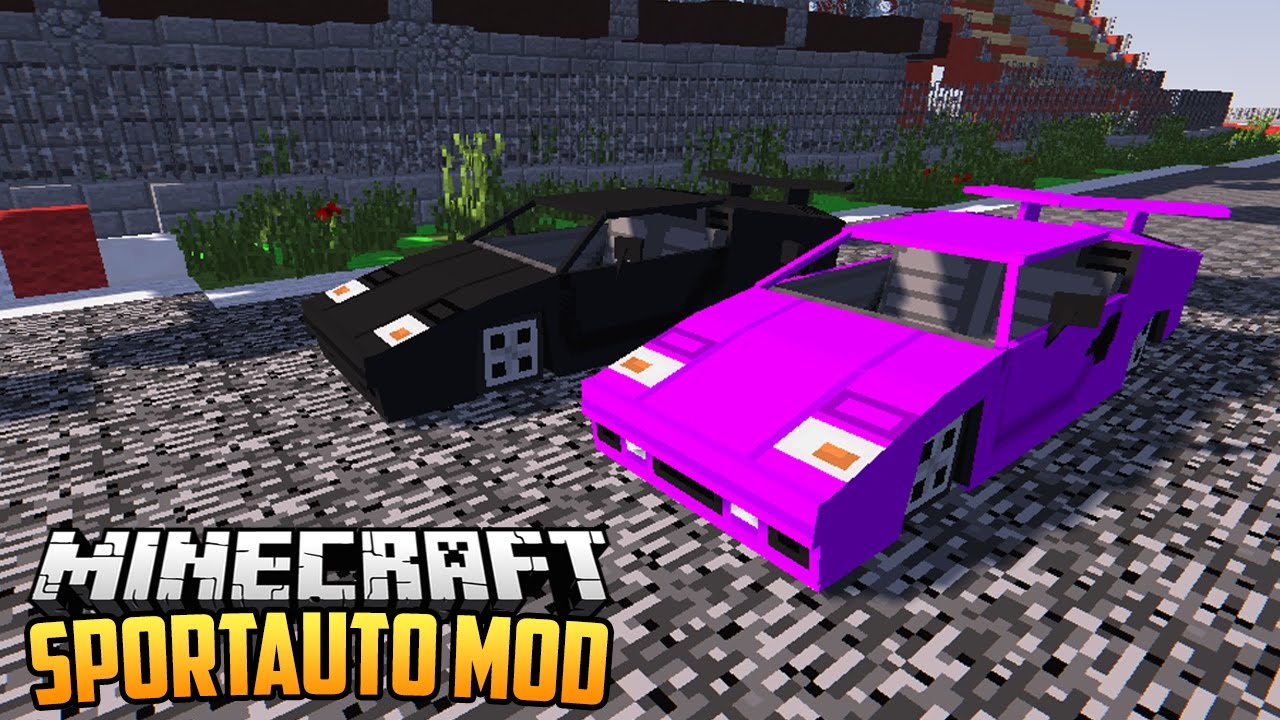SPORTAUTO MOD - Minecraft Mod Showcase - YouTube
