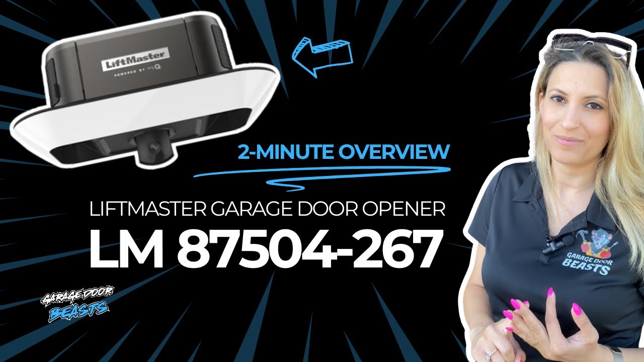 LiftMaster LM 87504-267 Best Garage Door Opener Review & Installation ...