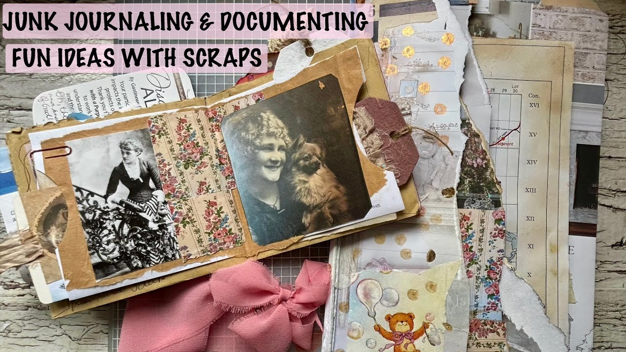 Simple & Creative Junk Journaling Process | Vacation Journal & Magazine ...