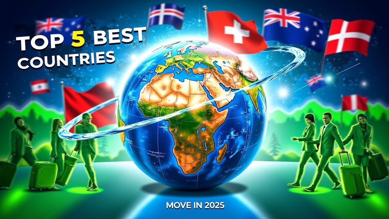 Top 5 Best Countries to Move to in 2025 for a Better Life! - YouTube