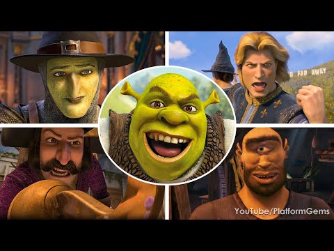 Shrek 3: Tüm Bosslar ve Son (İngilizce)