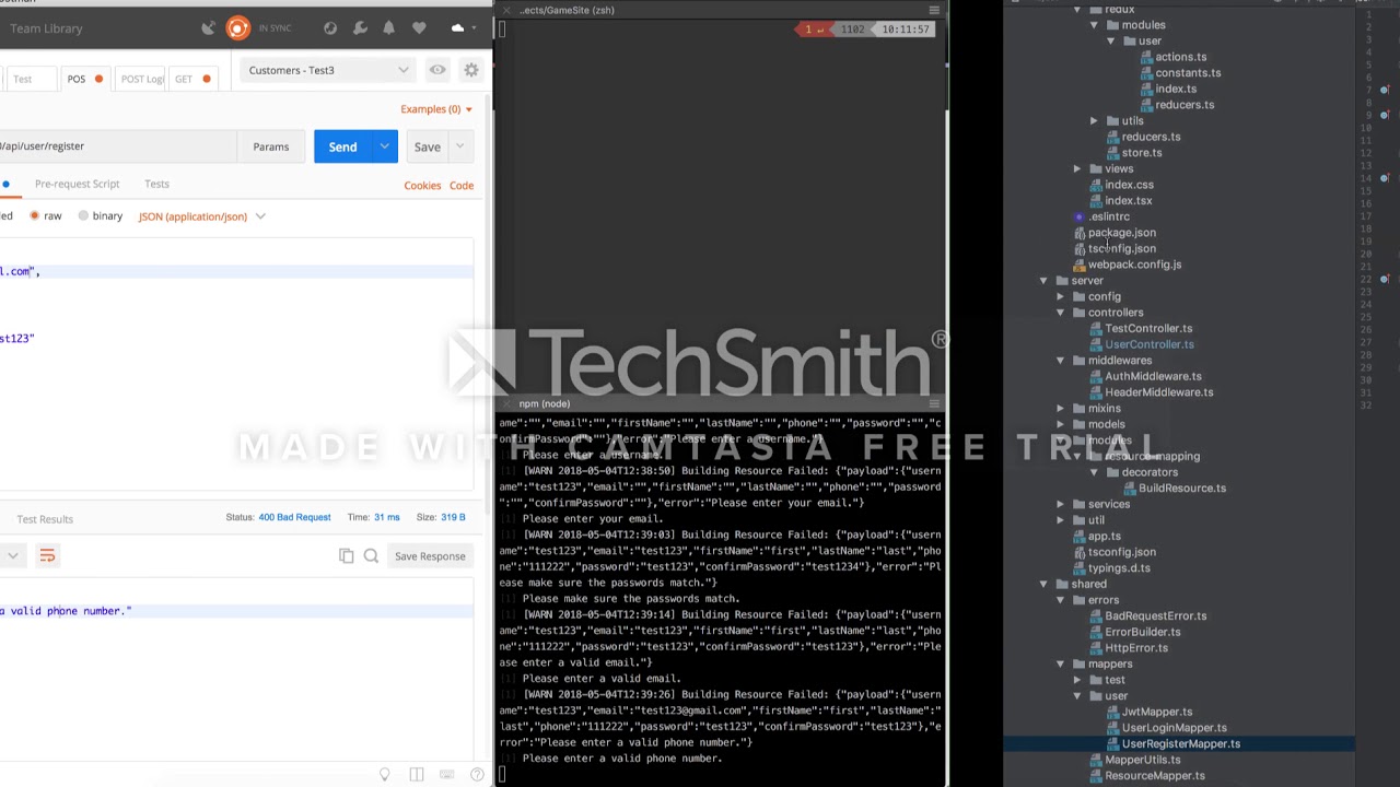 Postman: Login & Registering - YouTube