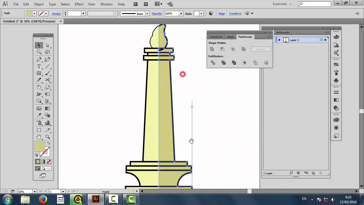 How to create MONUMENT vector style - YouTube