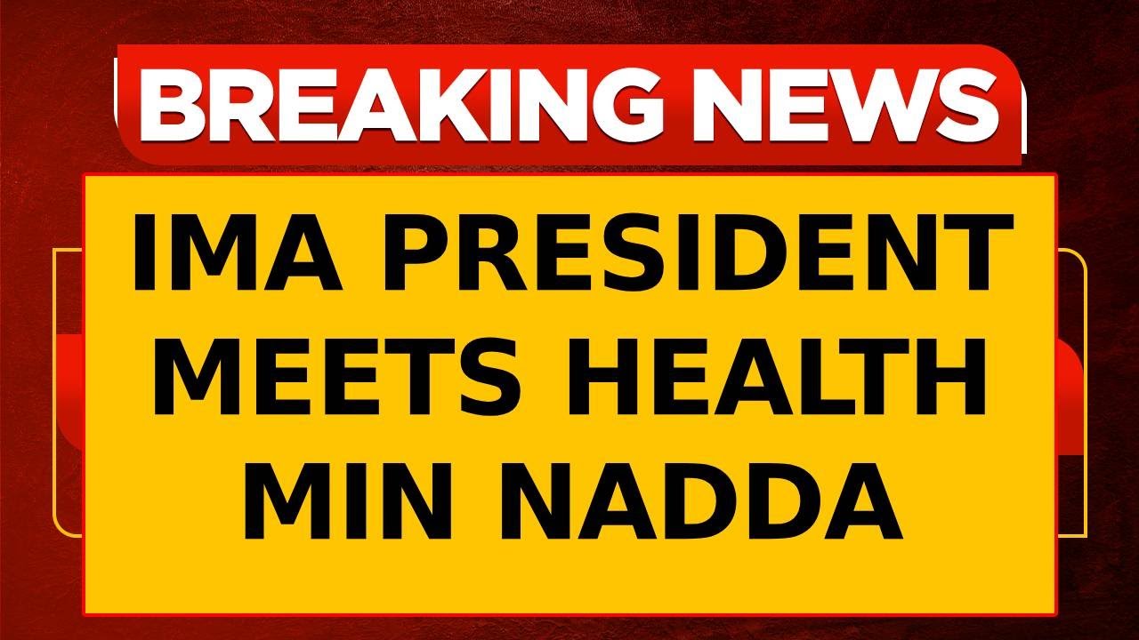 IMA President Arrives at Health Ministry for Meeting with Union ...