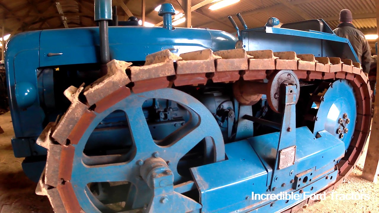 1955 Fordson Roadless J17 Major E1A 3.6 Litre 4-Cyl Diesel Crawler ...