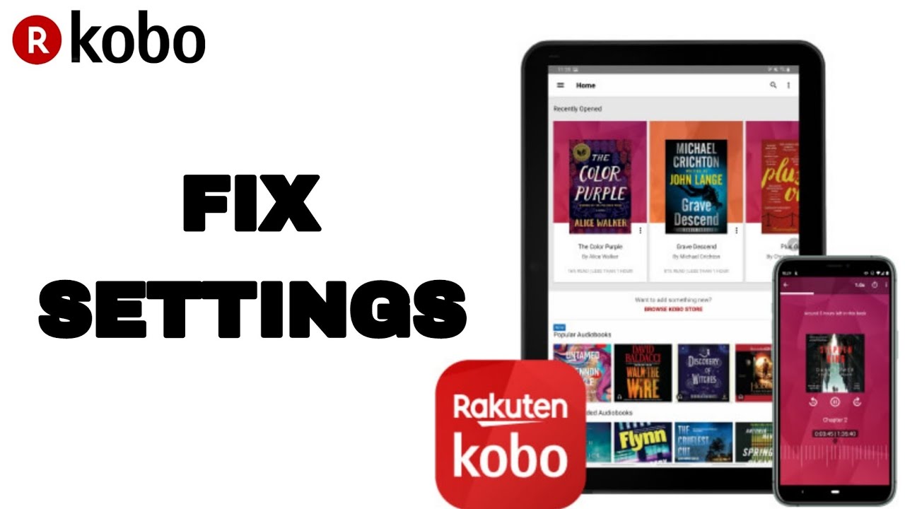 How To Fix And Solve Settings On Kobo Books App | Final Solution - YouTube