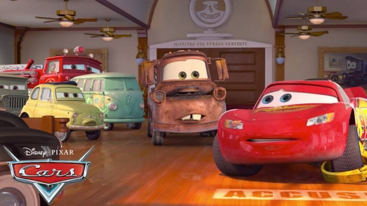 Şimşek McQueen'nin Mahkemede Zor Anları! | pixar cars türkiye - YouTube