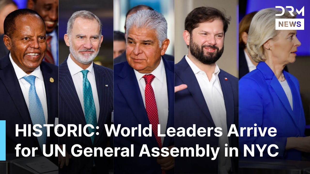 HISTORIC DAY: World Leaders Arrive in New York for UN General Assembly ...