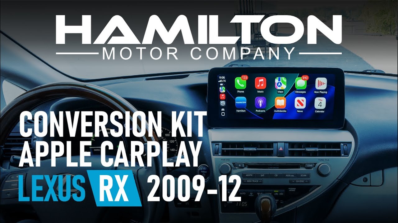 2010-2012 Lexus RX Conversion Kit | CarPlay Pairing & Set Up - YouTube