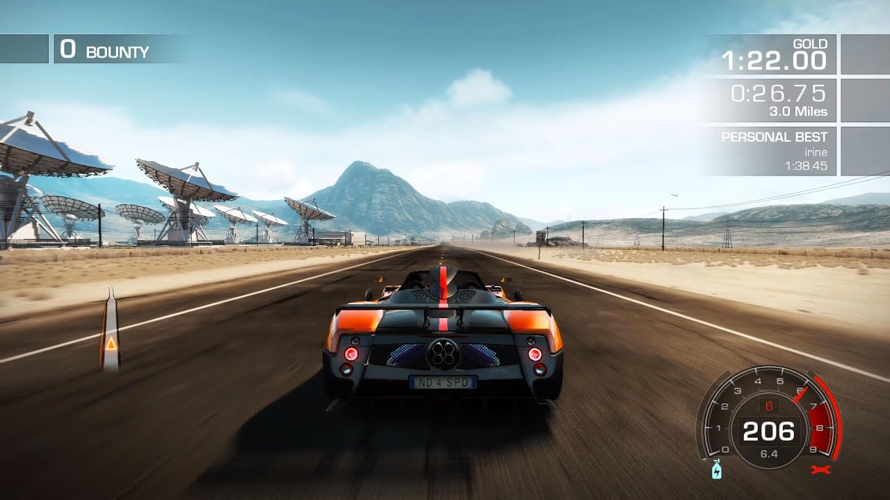 Pagani 350 KM/H - Need For Speed Hot Pursuit Gameplay PC Ultra Settings ...