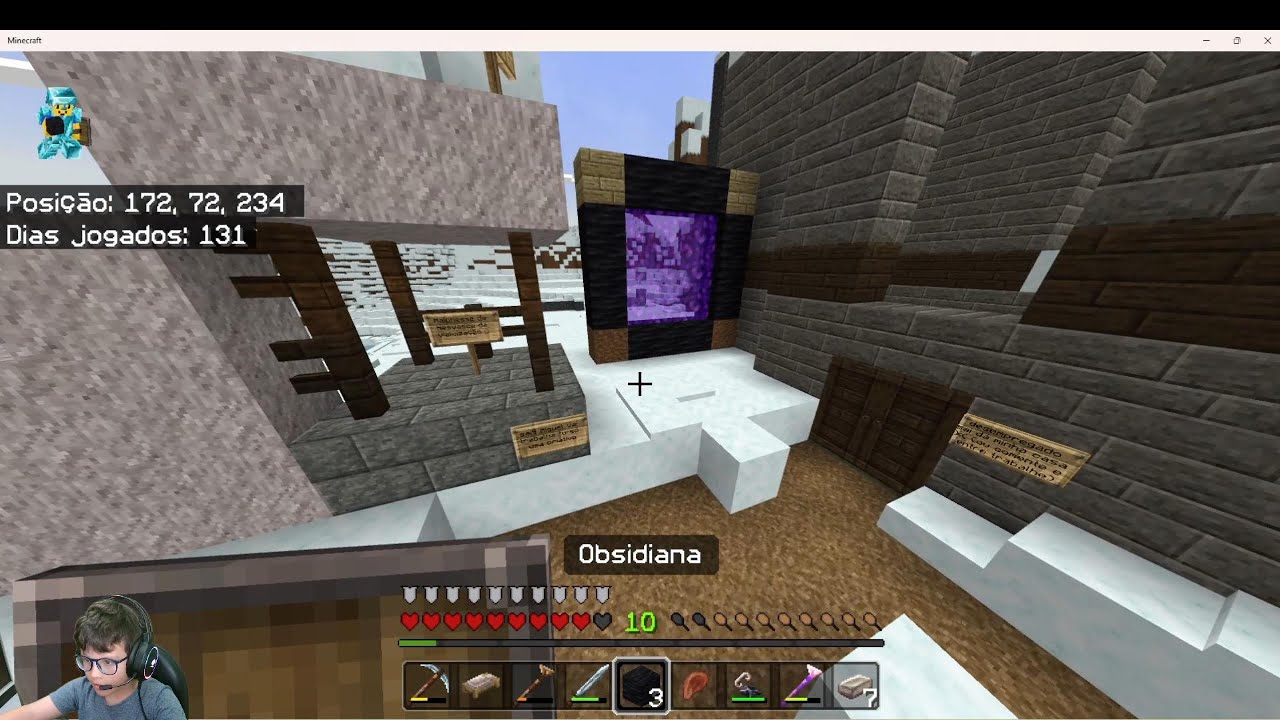 REAL VALLE - Ep. 26 'Comemorei o Portal do Nether com rosto de areia' - YouTube