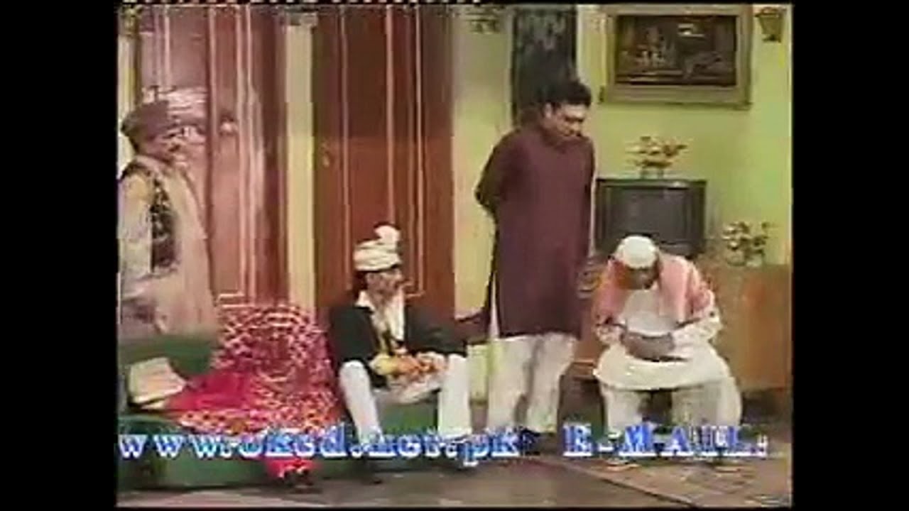 Pakistani stage drama clip | Sohail Ahmad, Iman Ullah, Akram Udas ...