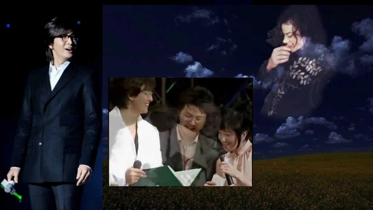 Michael jackson and Bae Yong Joon" Oppa Yong Joon Why do you make me ...
