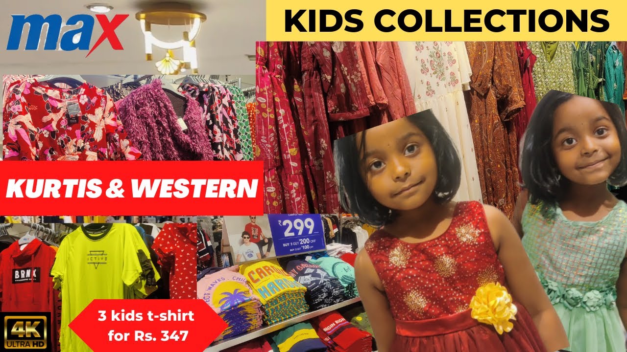 Max Exclusive Diwali Collections & Shopping VLOG💃/ Kids, Western ...
