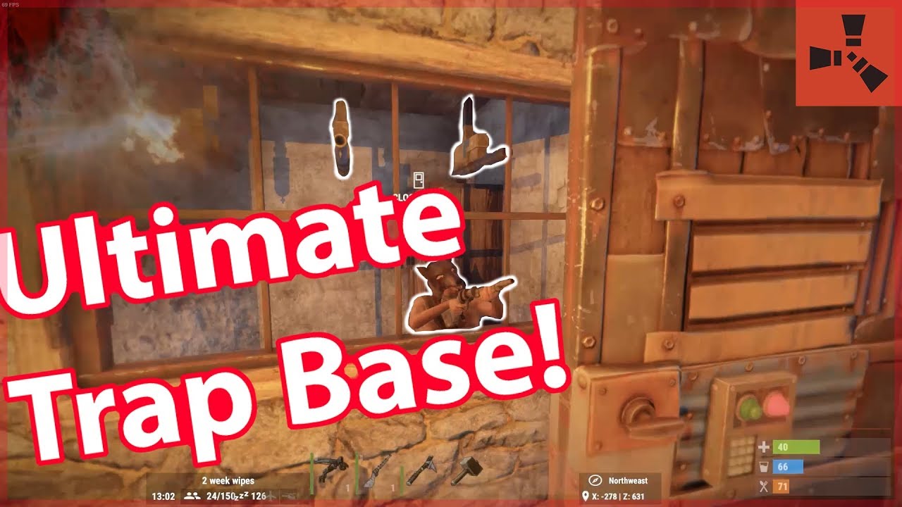 Setting up a trap base of death - YouTube