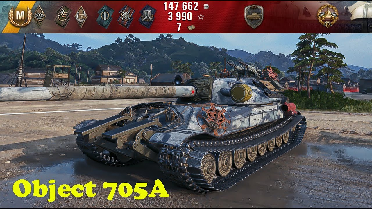 Object 705A - World of Tanks UZ Gaming - YouTube