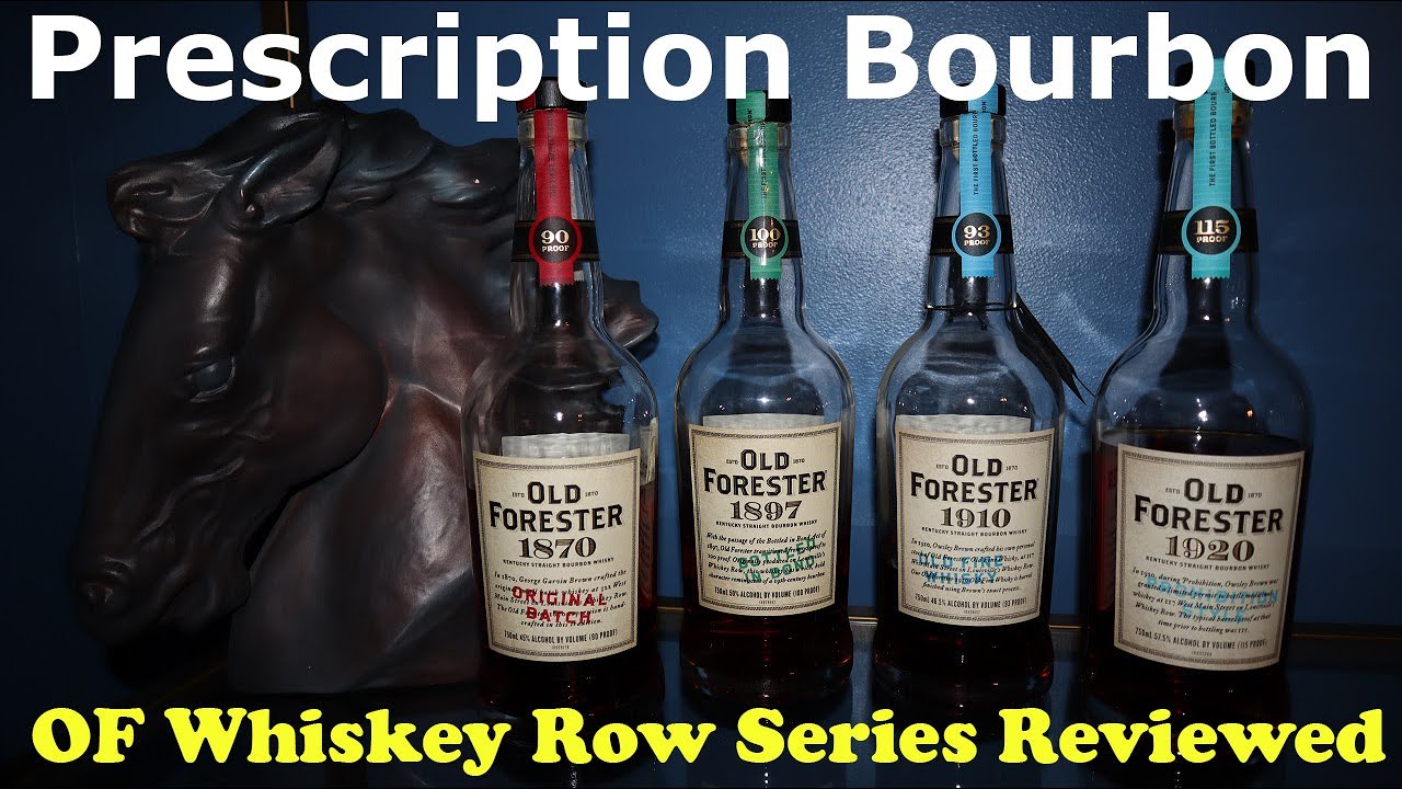 Old Forester Whiskey Row Series Bourbon Review - YouTube