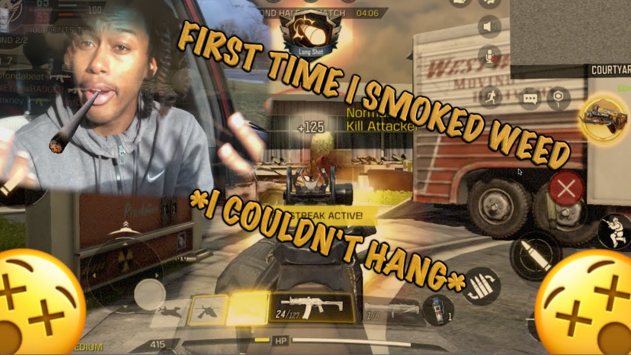 STORYTIME - FIRST TIME I SMOKED WEED🤯 (PLAYING CALL OF DUTY MOBILE ...
