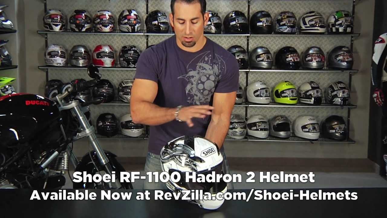 Shoei RF-1100 Hadron 2 Helmet Review at RevZilla.com - YouTube