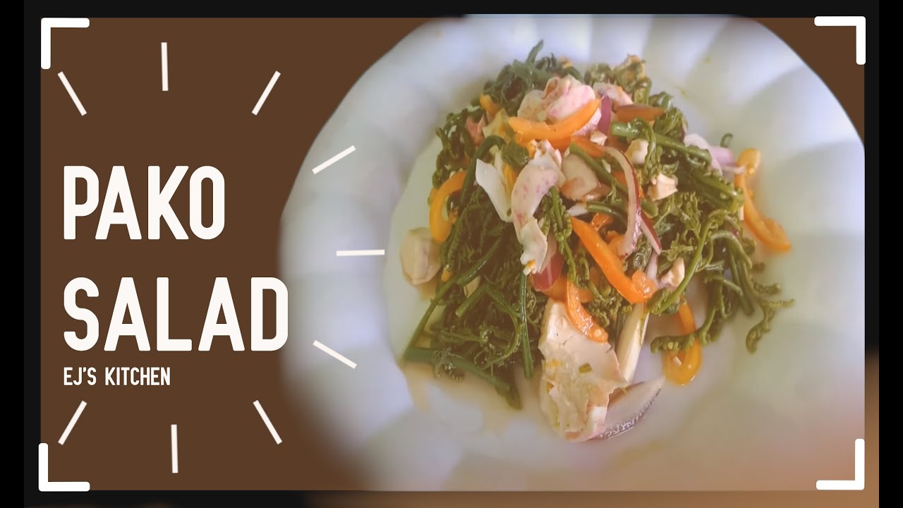 HOW TO COOK PAKO SALAD - YouTube