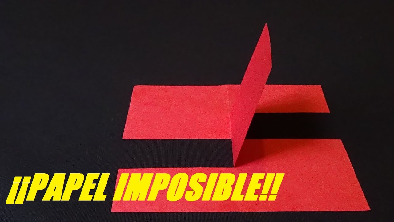 Papel Imposible - ¿A que lado pertenece? - impossible paper - YouTube