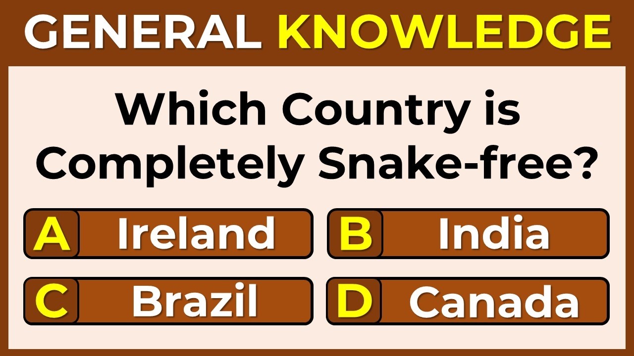 How Sharp Is Your General Knowledge? Only True Geniuses Get a Perfect ...