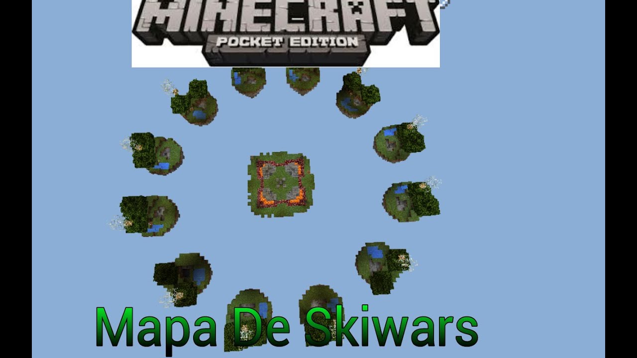 Mapa De Skywars| Minecraft Pocket Edition 0.12.X - YouTube