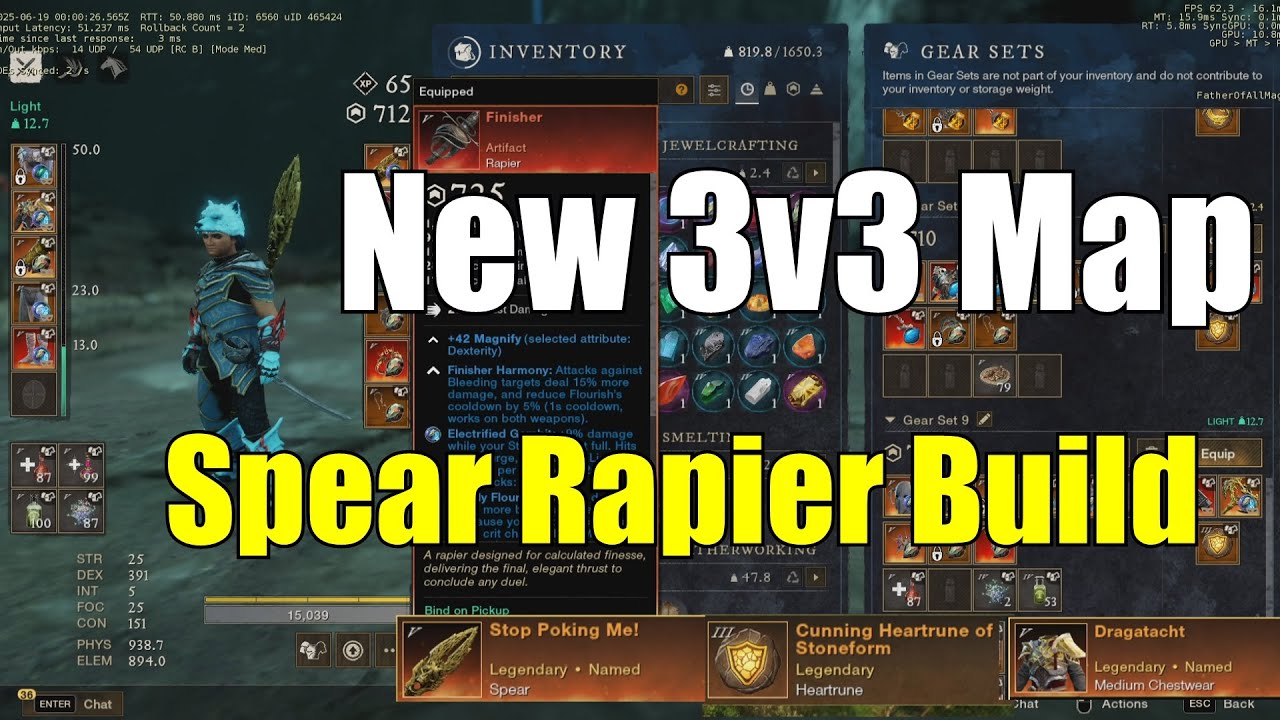 New 3v3 Arena Map: Spear Rapier Build Goes Hard - Meta Guide | New ...